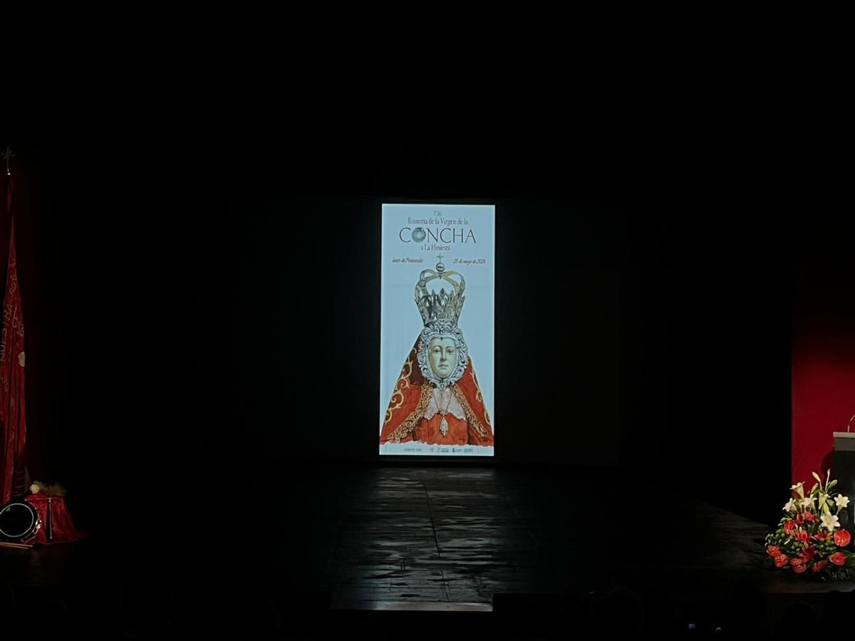 Un retrato de la Concha con el carismático vestido rojo protagoniza el ...