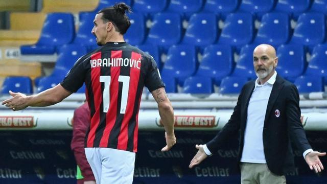 Pioli niega que Zlatan haya insultado al árbitro