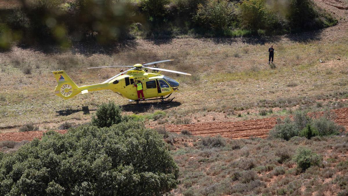 ACCIDENTE F18 TERUEL | Reacciones al accidente aéreo en Peralejos (Teruel): "Ha caído a cinco ...