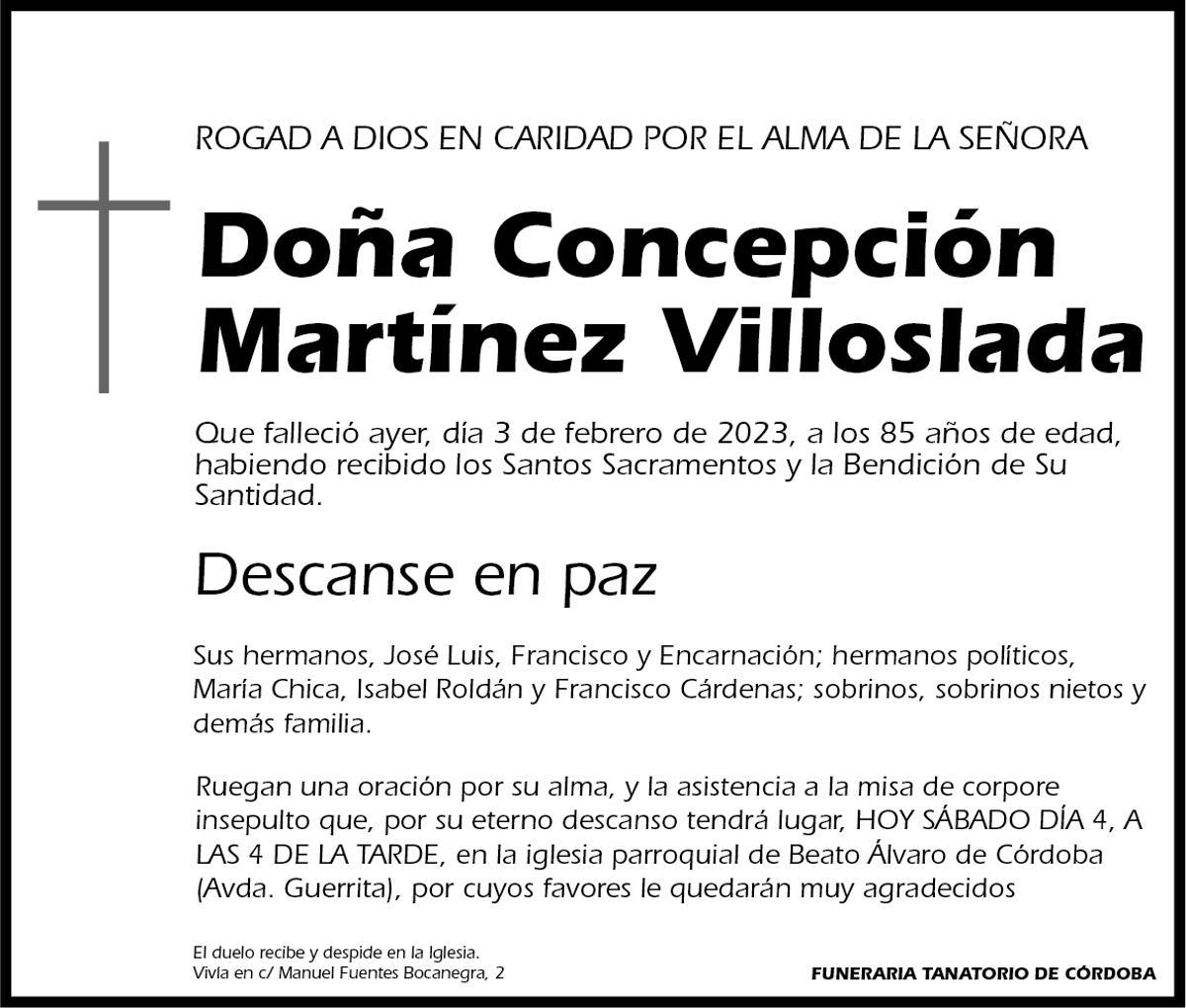 Concepción Martínez Villoslada