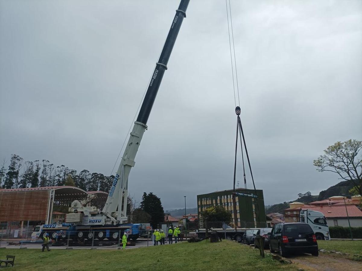 Avanzan las obras de la Casa de la Música de Candás