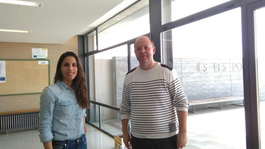 Anna y Marcelino: los salvadores del ‘valencià’ en el IES de Morella