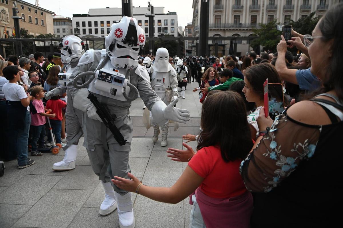 Star Wars en Zaragoza | La fuerza acompaña al público del ‘Training day’ en Zaragoza