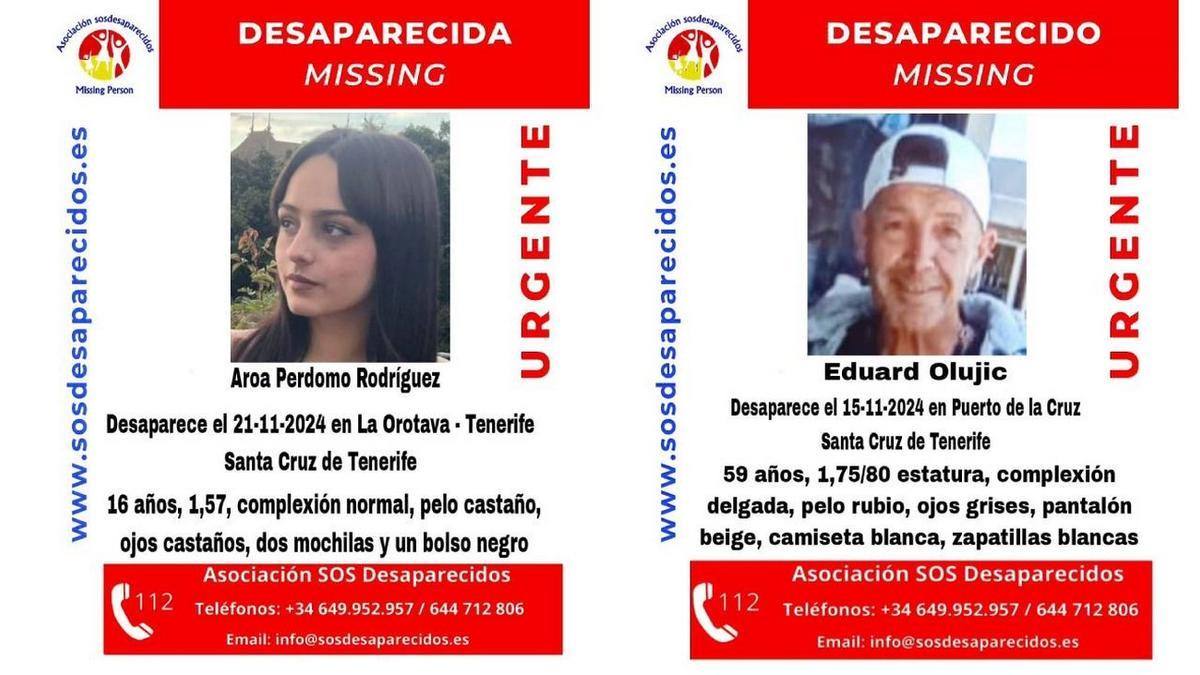 DESAPARECIDOS TENERIFE | Buscan a dos personas desaparecidas en Tenerife