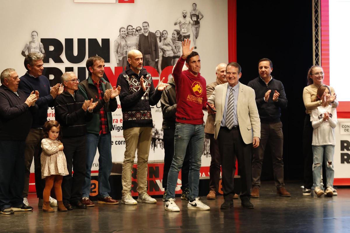 Serantes, Bargiela y Loreto Pérez, homenajeados en la Gala Run Run Vigo