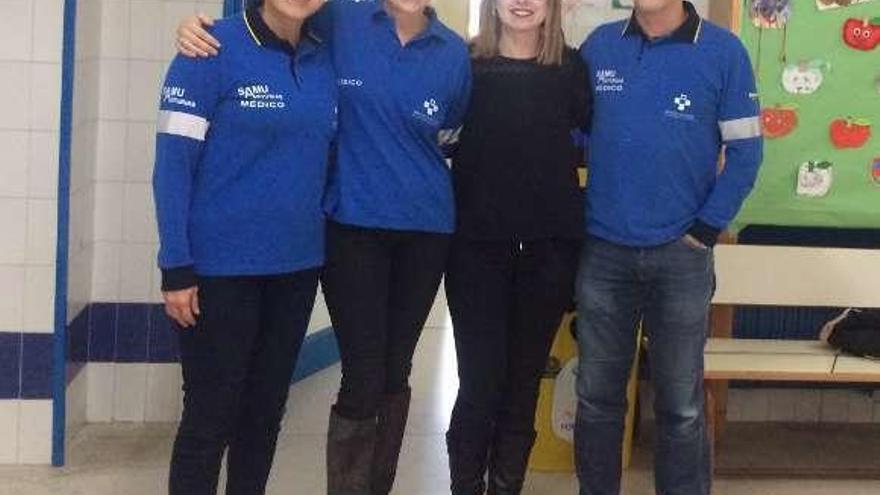 El Vallín, colegio cardioprotegido - La Nueva España