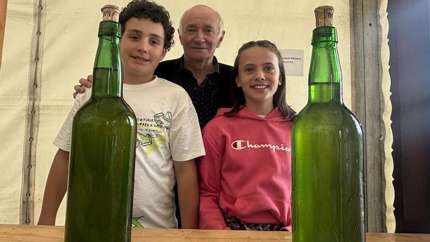 Llagareros con 12 años: Gabriela y Martín, nietos del veterano ...