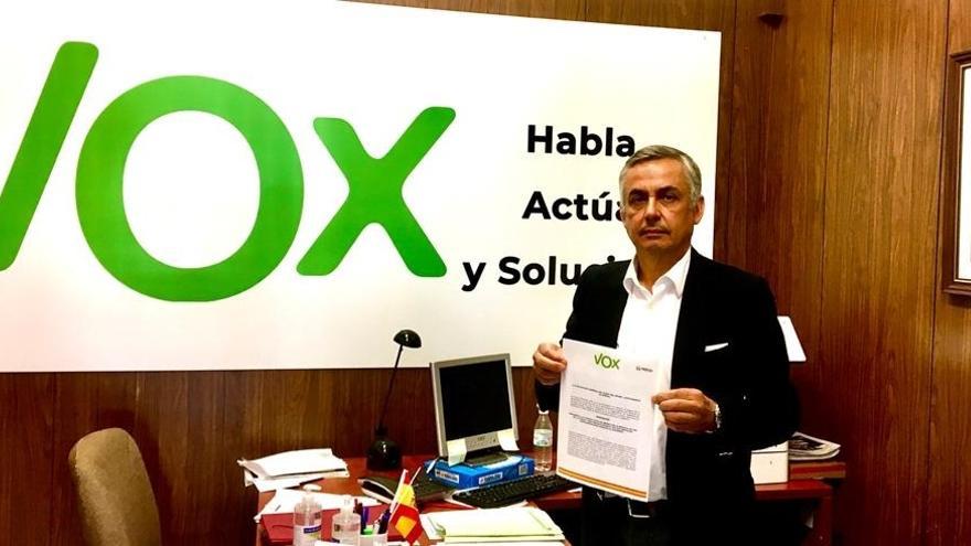 Ángel Pelayo Gordillo, candidato de Vox a la Presidencia de la Junta de ...