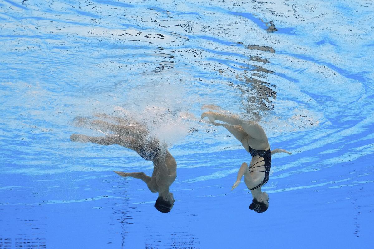 Iris Tió y Dennis González hacen historia con un oro en el dúo mixto libre