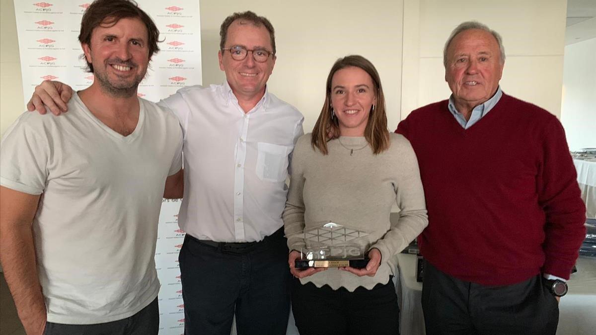 Elia Folch, mejor jugadora de golf del año para la prensa catalana