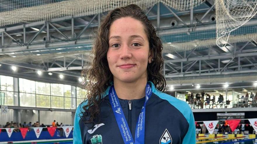 Carlota San Martín, doble subcampeona de España junior