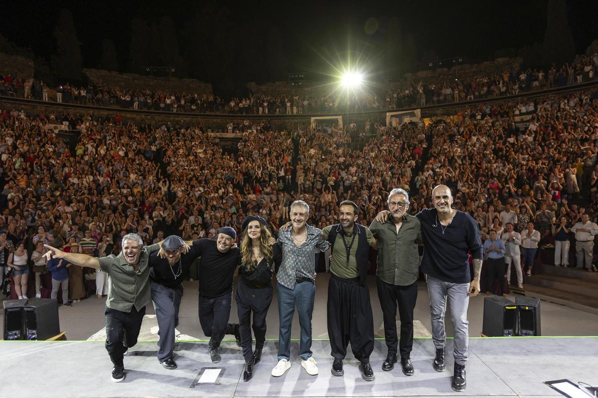 Sergio Dalma conquista Mérida con una noche italiana en el Teatro Romano