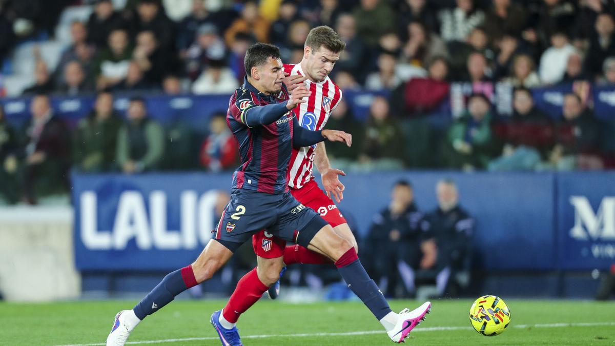 Levante-Atlético: Matías Moreno recibe el alta tras el fuerte choque ...