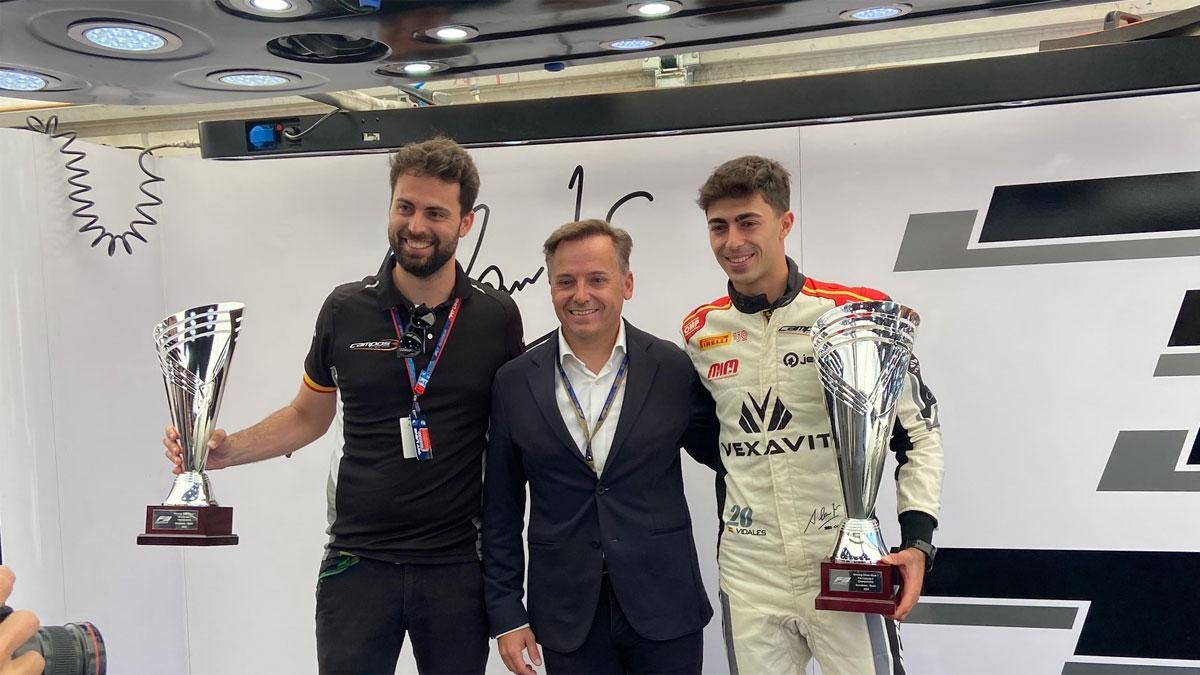 David Vidales abre el GP de España con victoria en la F3
