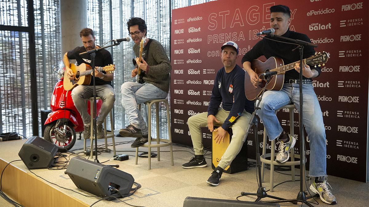 Pignoise visita El Periódico