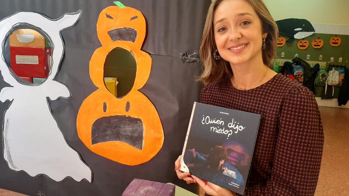 La maestra Alba Veiga presenta su primer cuento: "¿Quién dijo miedo?"