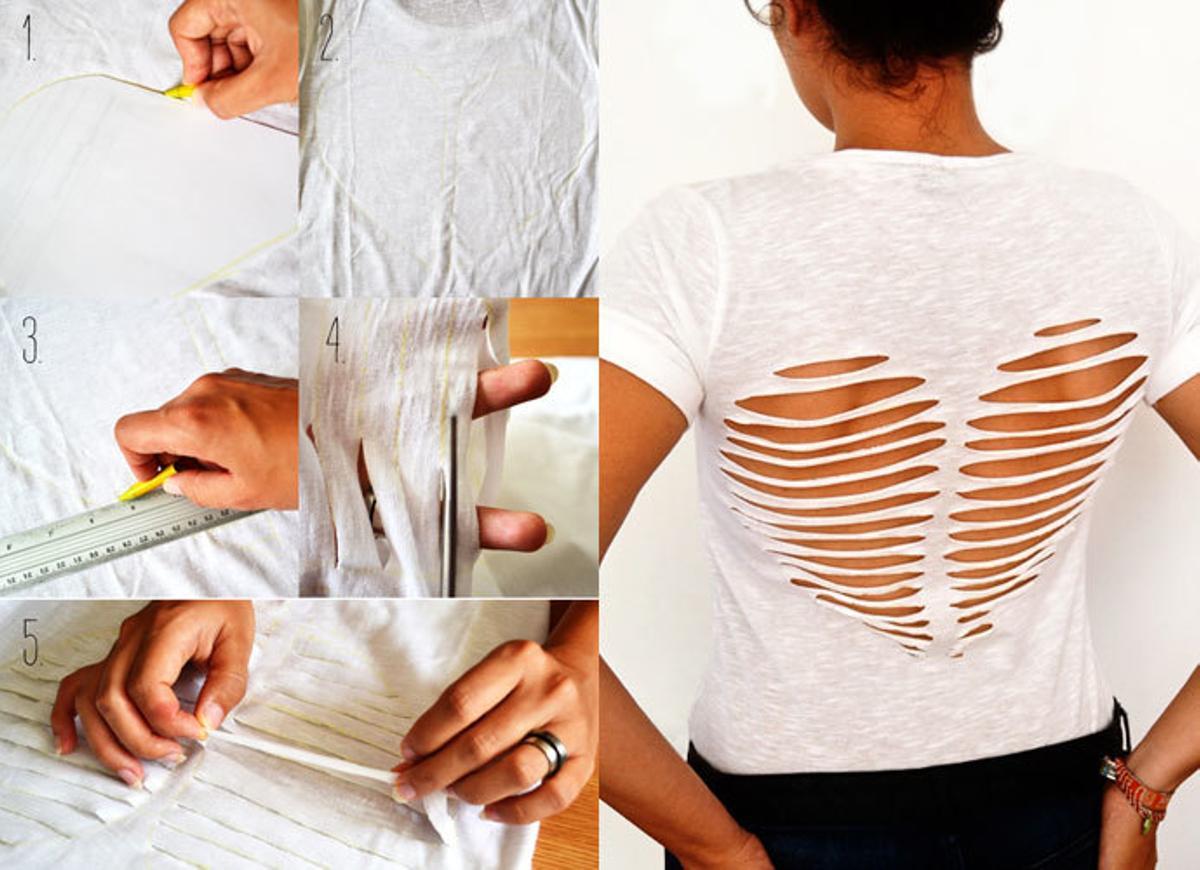 DIY: 10 ideas geniales para renovar tus viejas camisetas