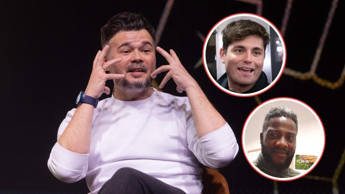 Gabriel Rufián señala a Vito Quiles y Bertrand Ndongo y revela cómo ...