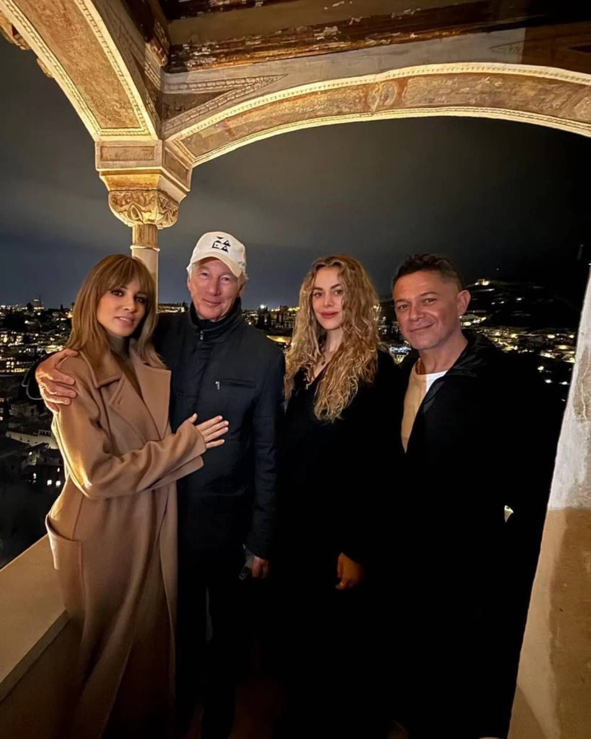 CENA RICHARD GERE Y ALEJANDRO SANZ PAREJAS | El discreto plan de ...