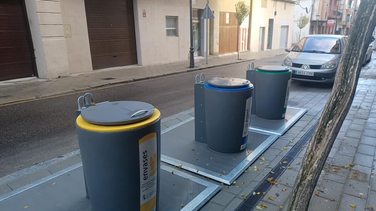Nuevos contenedores soterrados en esta calle de Zamora