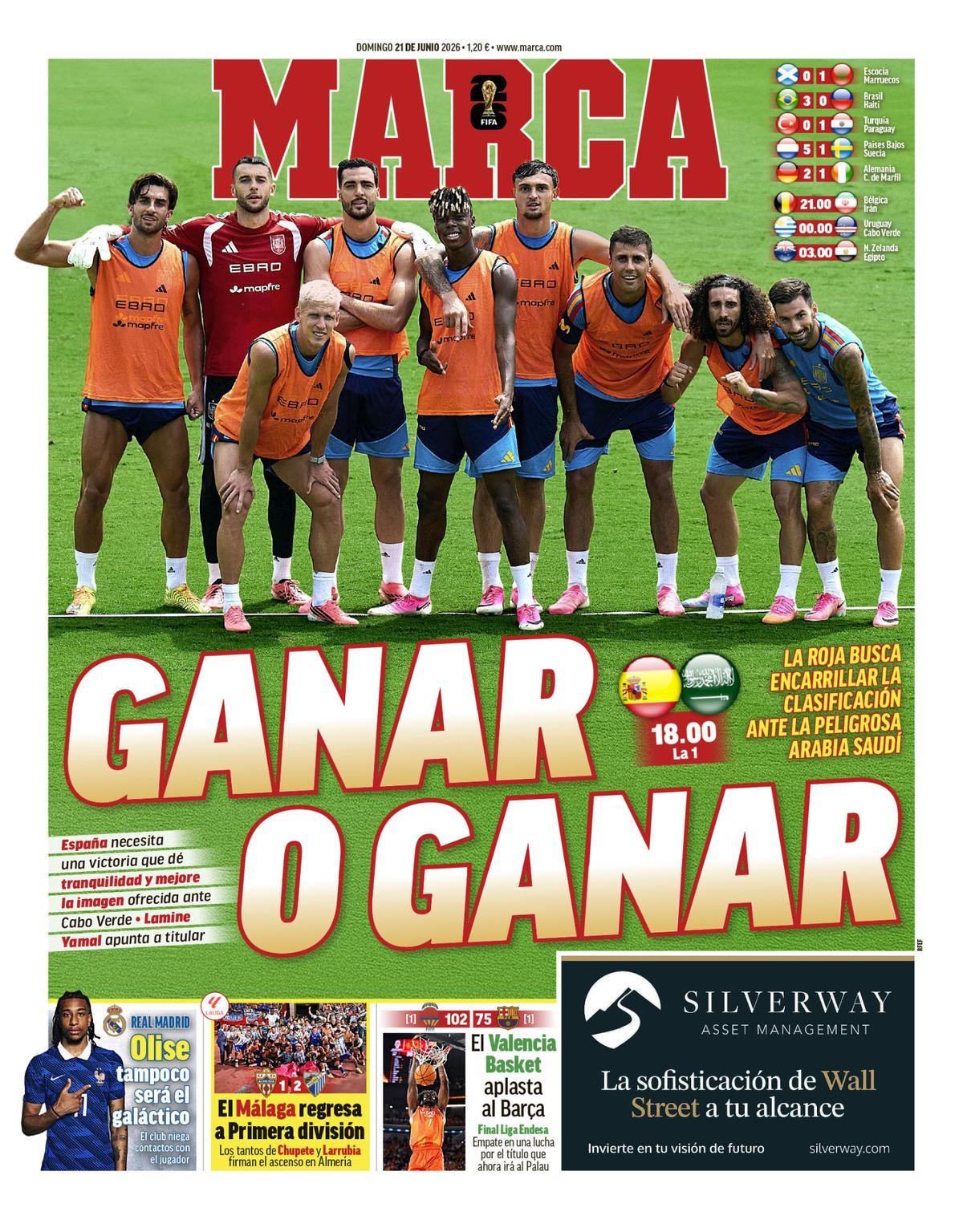 Estas son las portadas de la prensa deportiva de hoy