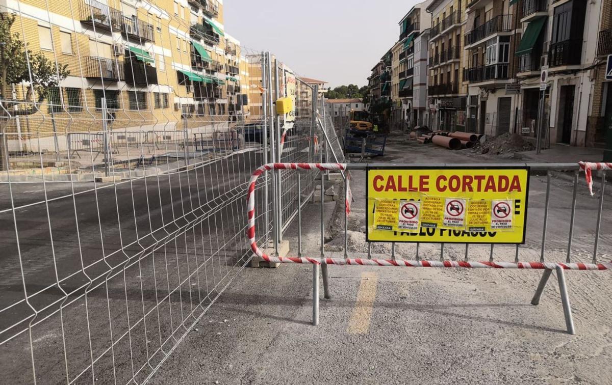 Las obras de la avenida de la Legión de Antequera terminarán en noviembre