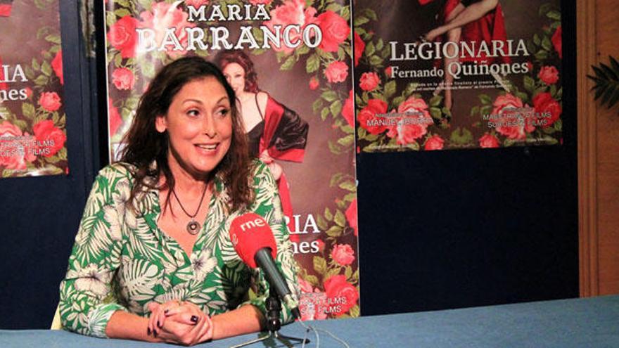 La 'legionaria' María Barranco, en el Alameda