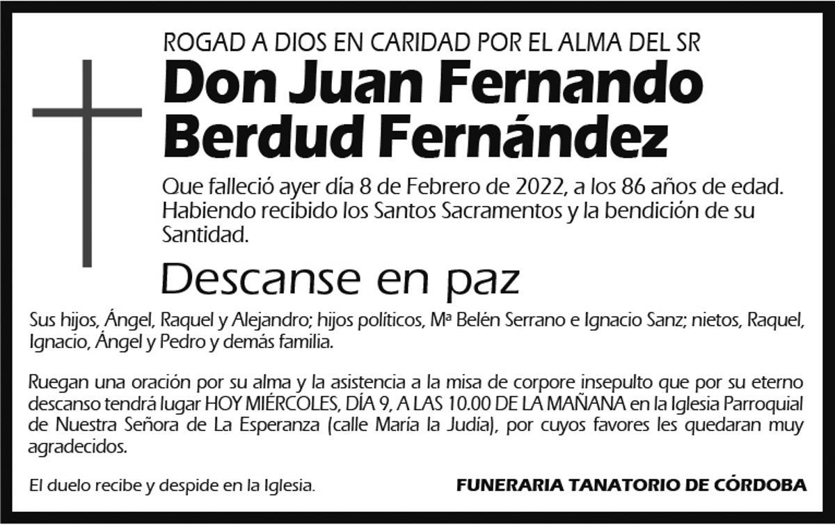 Juan Fernando Berdud Fernández
