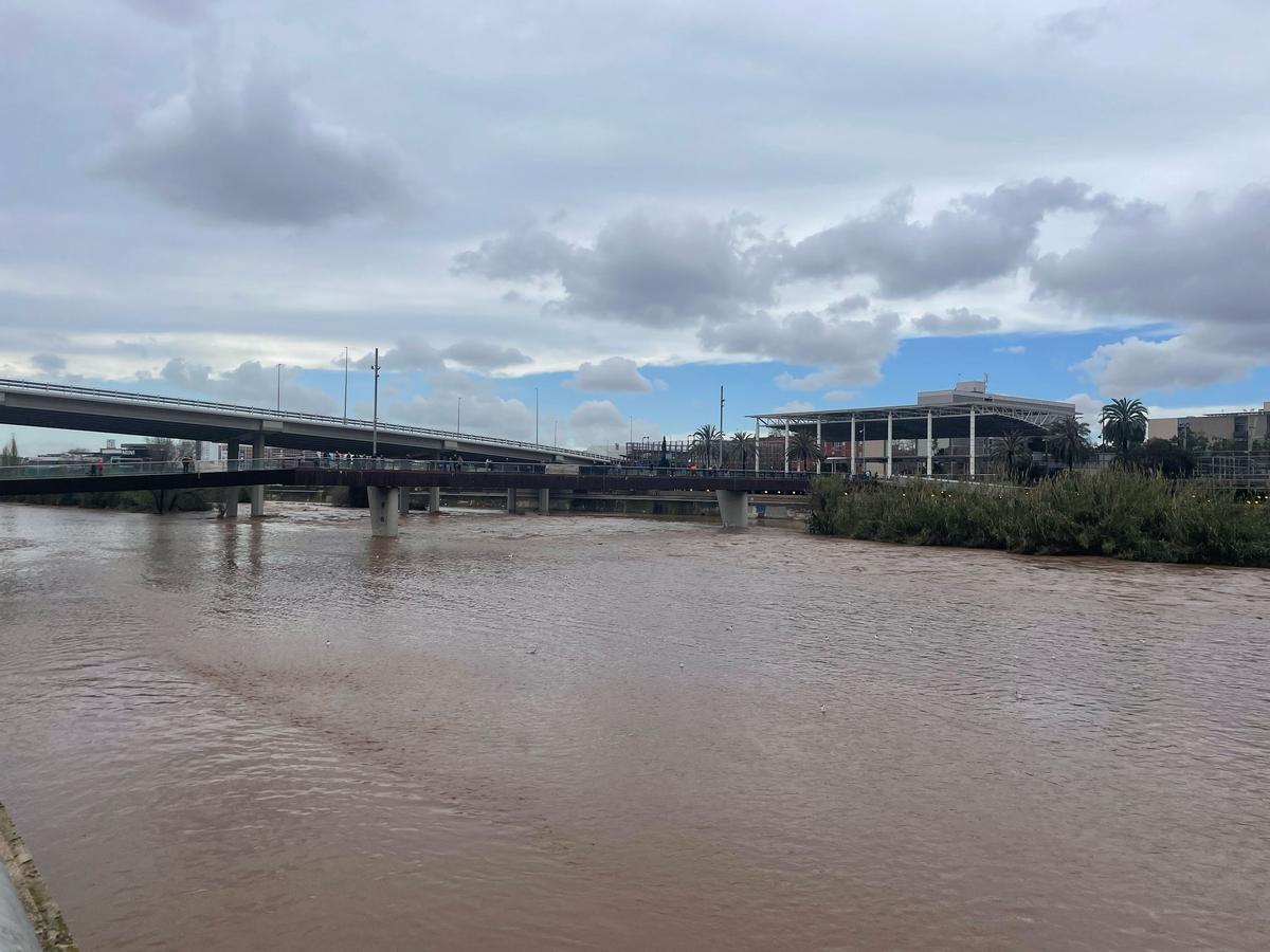 El río Besòs, inundado | Fotos