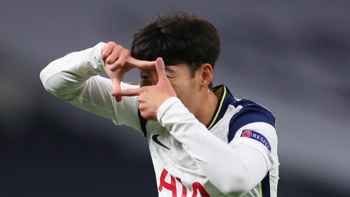 Son anota en la victoria del Tottenham ante el LASK