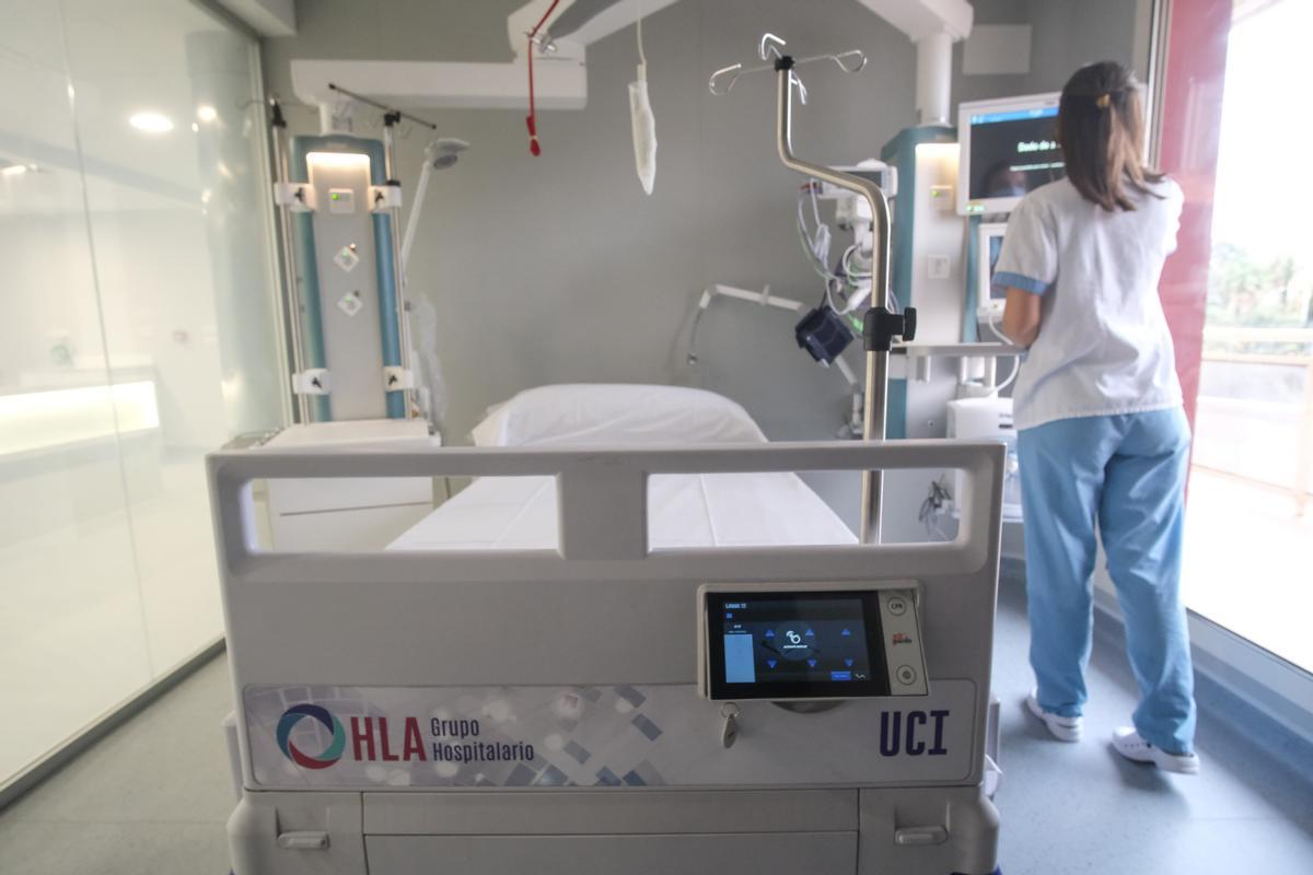 El Hospital HLA Vistahermosa de Alicante estrena una nueva UCI de alto nivel