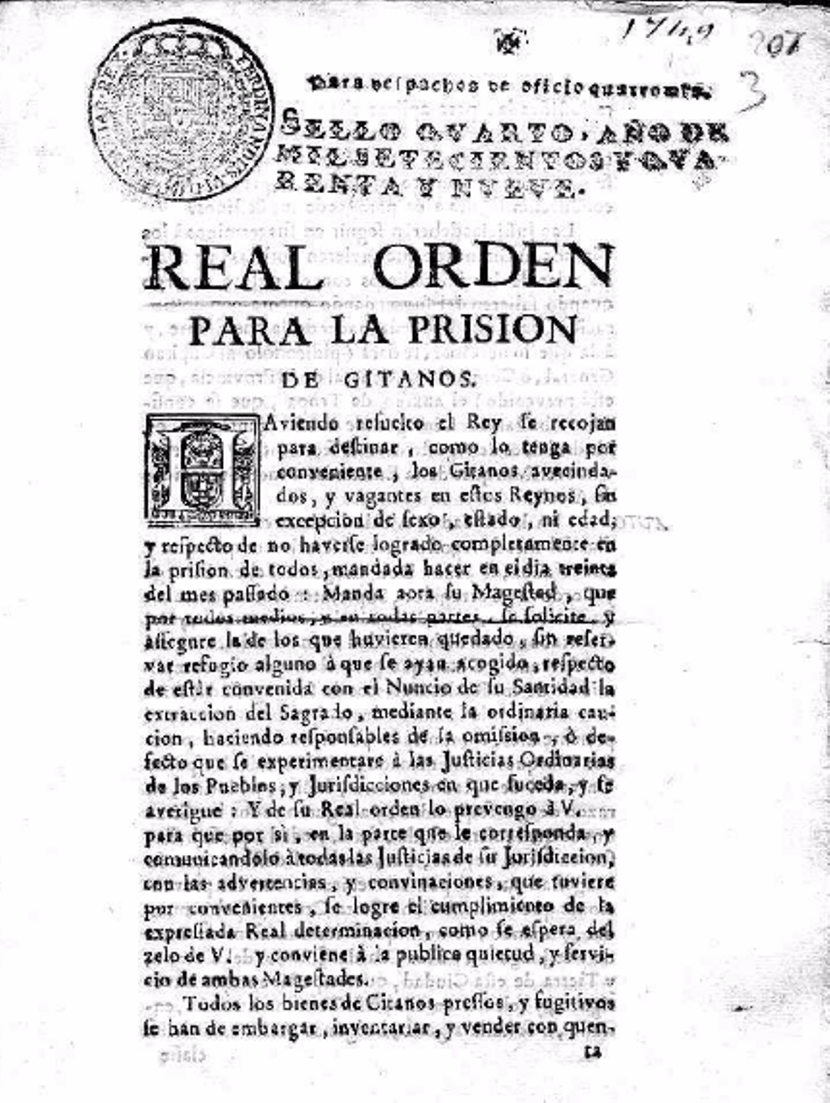 La redada de gitanos de 1749 - Eldía.es Tenerife