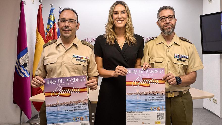 La jura de bandera que divide de nuevo al gobierno de Gandia