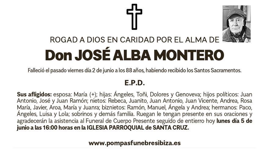 Esquela José Laba Montero - Diario de Ibiza