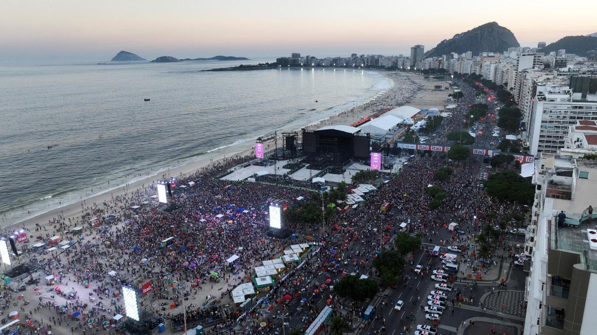 El increíble concierto de Madonna en la playa de Copacabana, Río de Janeiro