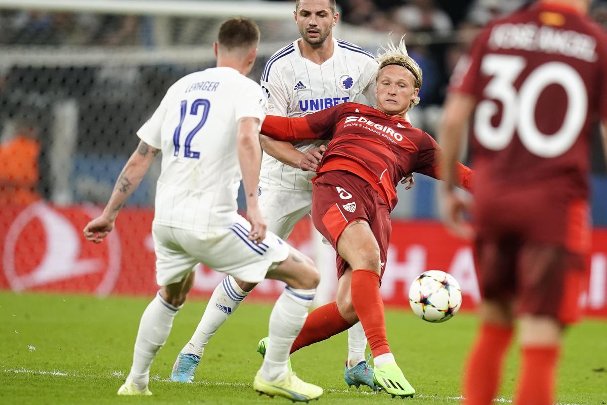 Champions League | Copenhague-Sevilla, en imágenes | FOTOS