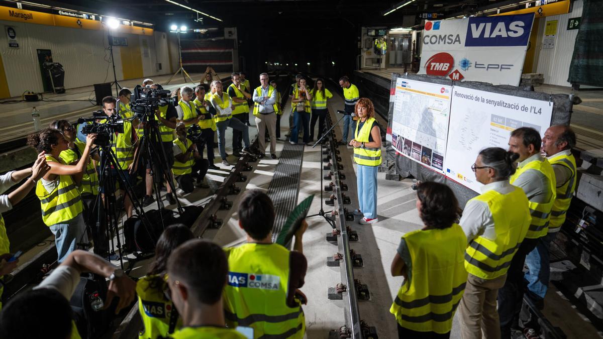 Les obres de l’L4 segueixen el ritme previst i ja arriben al 60% de la ...