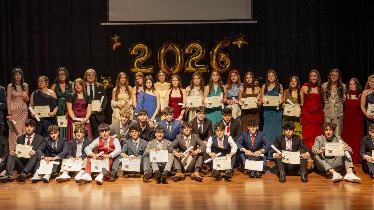 Graduaciones de Bachillerato en el IES Aller Ulloa de Lalín