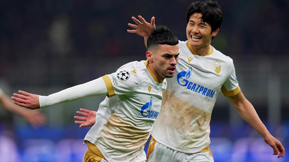 AC Milan - Estrella Roja: El gol de Nemanja Radonjic