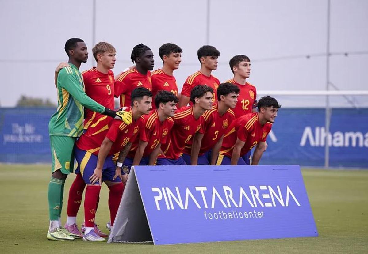 Paco Cortés se exhibe en la victoria de España sub19 ante Ucrania