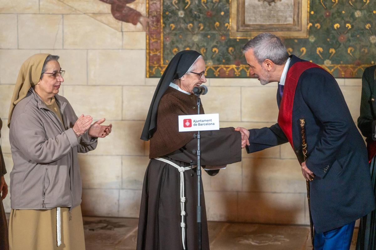 Las monjas clarisas se despiden del monasterio de Pedralbes de Barcelona