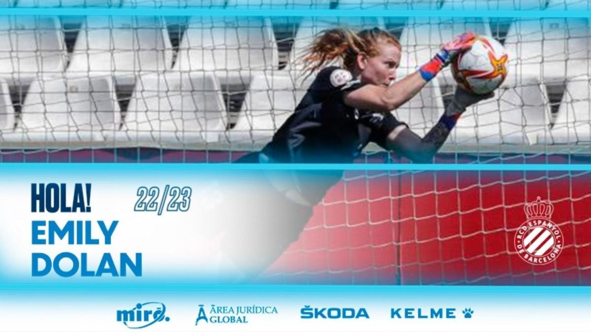 La portera Emily Dolan, primer fichaje del Espanyol