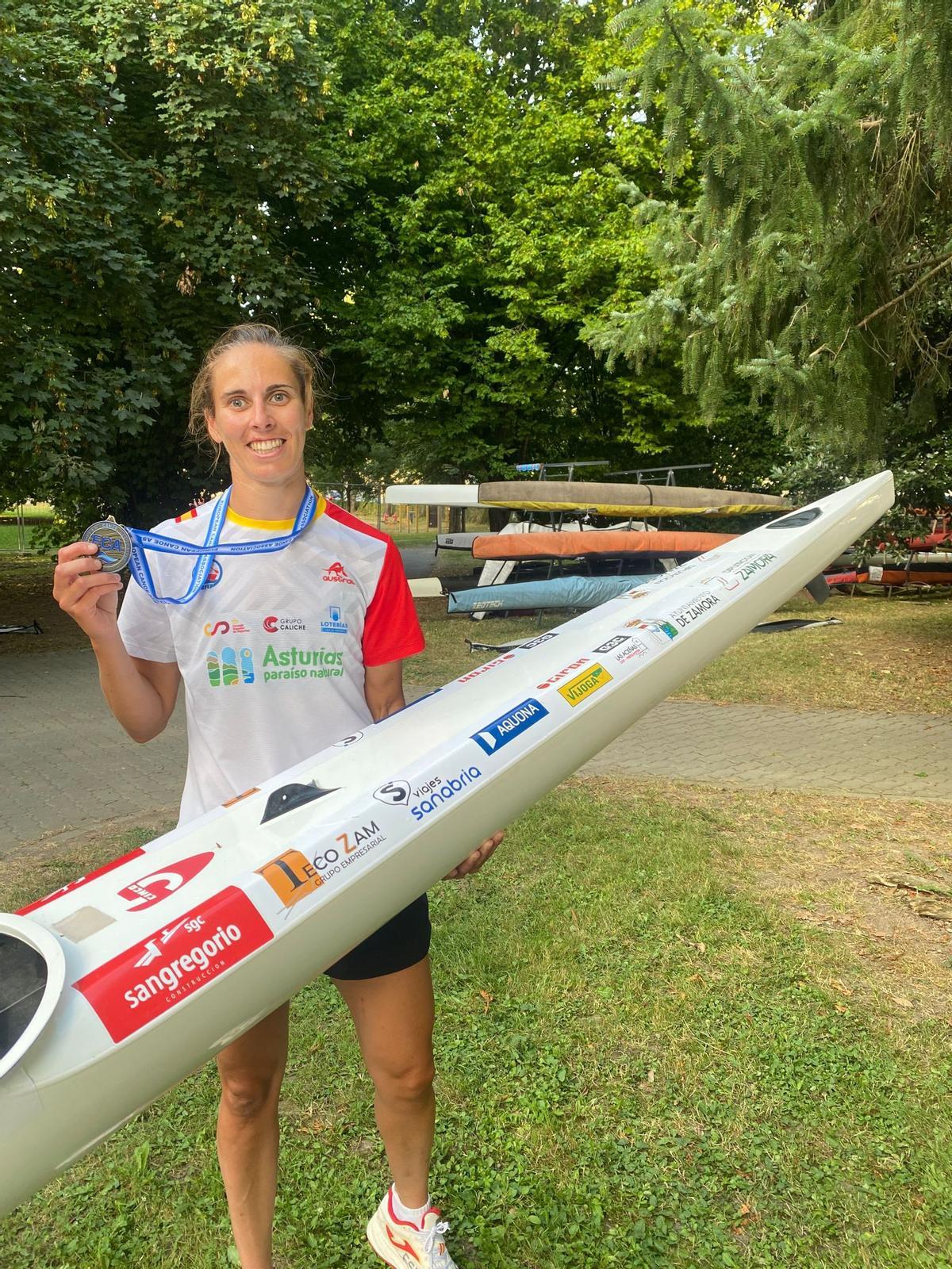 Eva Barrios, bronce en el Europeo de Maratón Corto