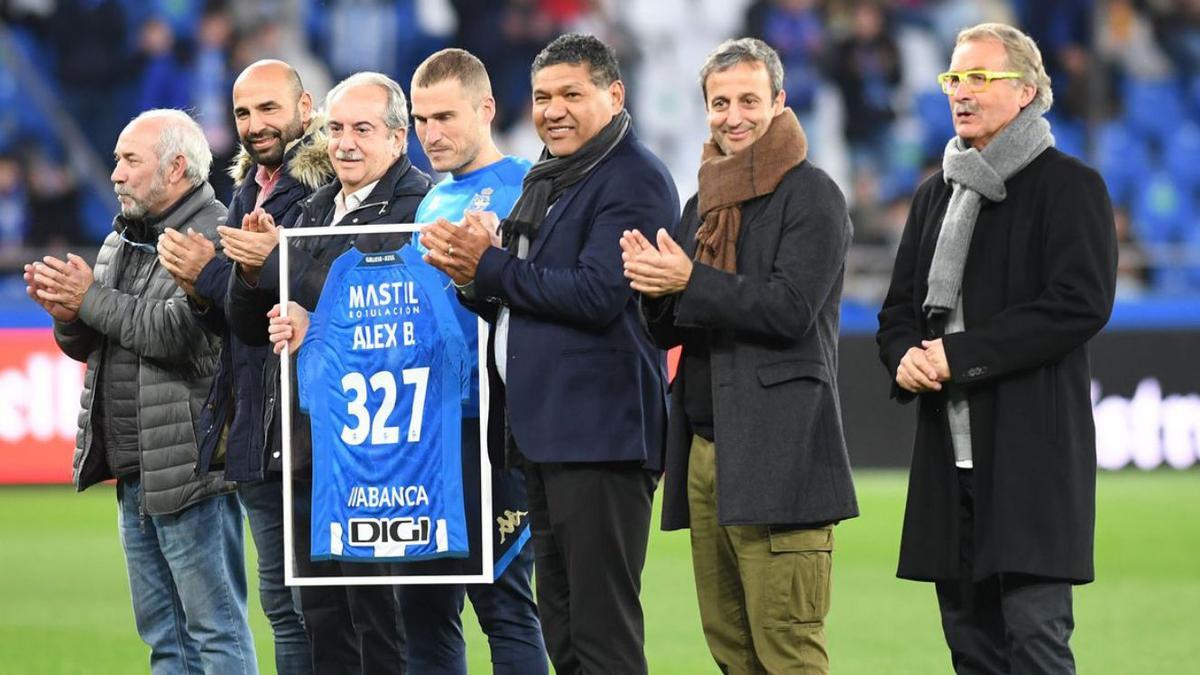 Homenaje a Álex Bergantiños por sus 327 partidos - La Opinión de A Coruña