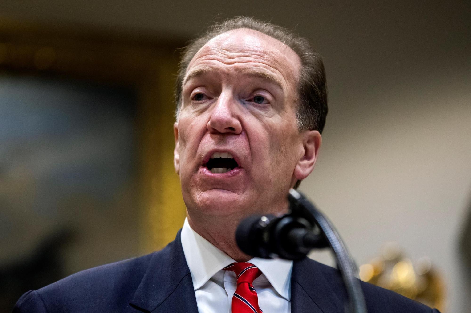 David Malpass, presidente del Banco Mundial, anuncia su intención de ...
