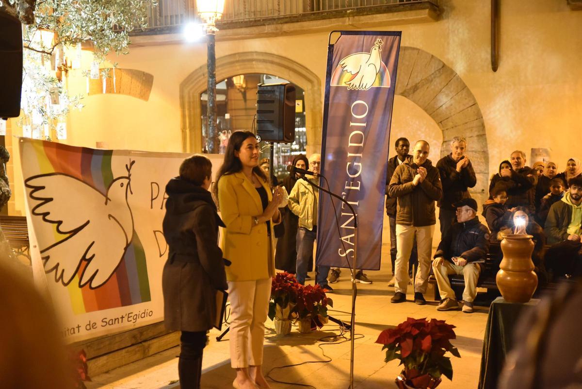 La Comunitat de Sant Egidi no oblida pregar per la pau, a Manresa