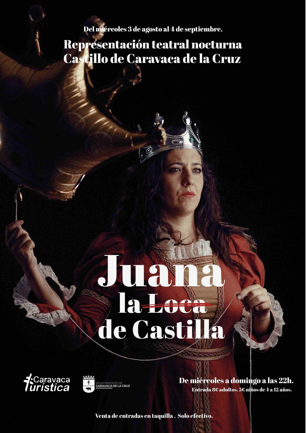 Juana ‘la Loca’ se ‘hospeda’ este mes de agosto en el Castillo de Caravaca