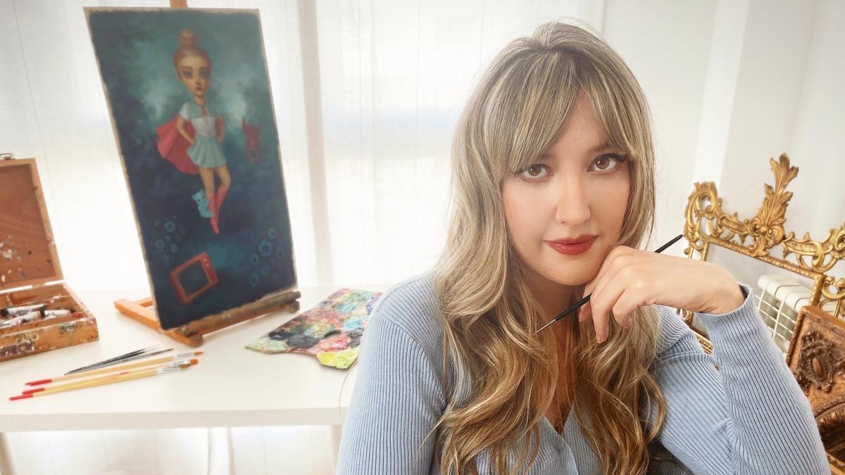 Zaragoza: Karla Pereira, la artista que exporta el ‘lowbrow’ aragonés