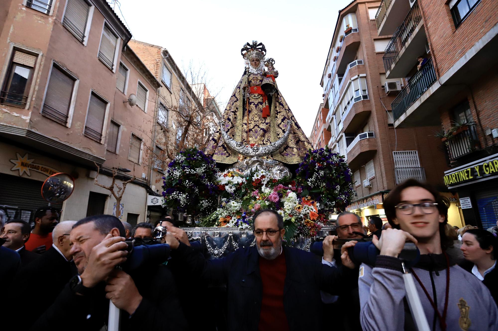 La Virgen de la Fuensanta ya descansa en la Catedral - La Opinión de Murcia