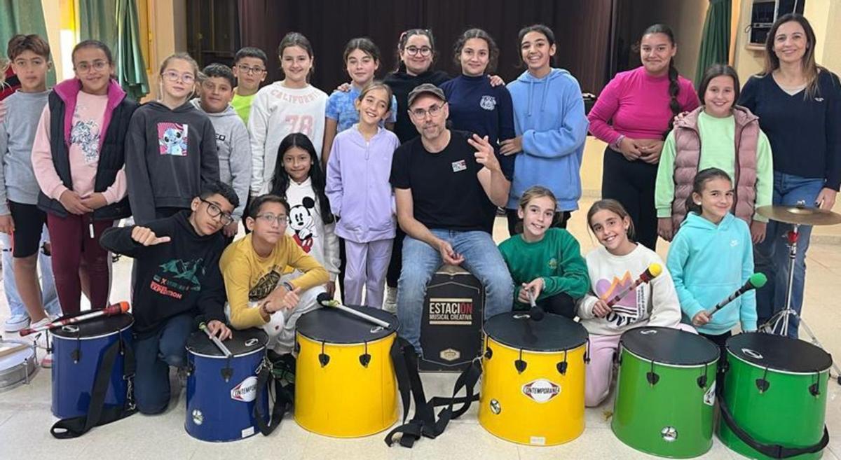 Santa Cecilia en el colegio San Félix de Cartagena - La Opinión de Murcia